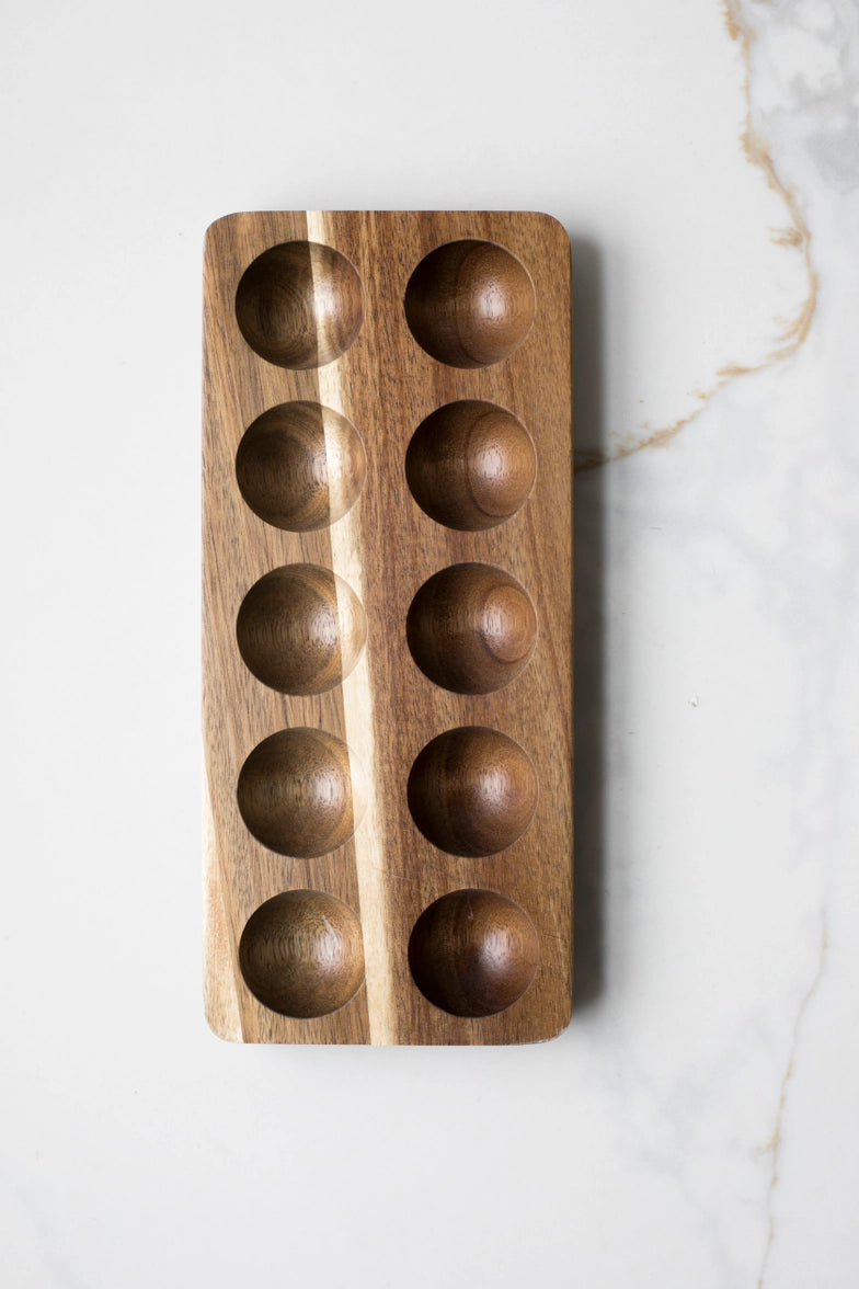 Wooden Egg Holder (2 Sizes) – Gather Kitchen Mercantile