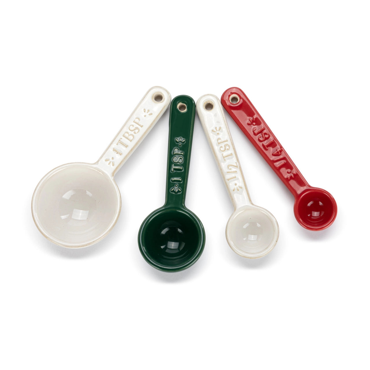 Ceramic Christmas Measuring Spoons – Gather Kitchen Mercantile